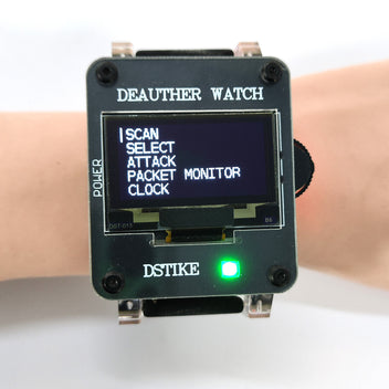 DSTIKE Deauther Watch X | 2.4G Wi-Fi Attack Security Testing Geek Watc