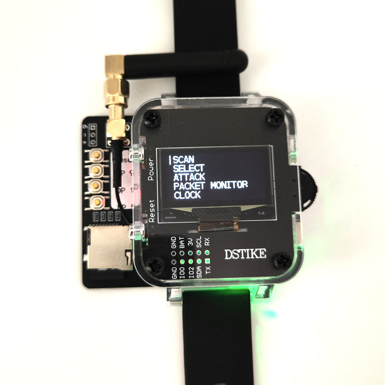DSTIKE Deauther Watch Z | ESP8266 + Atmega32u4 Development Watch