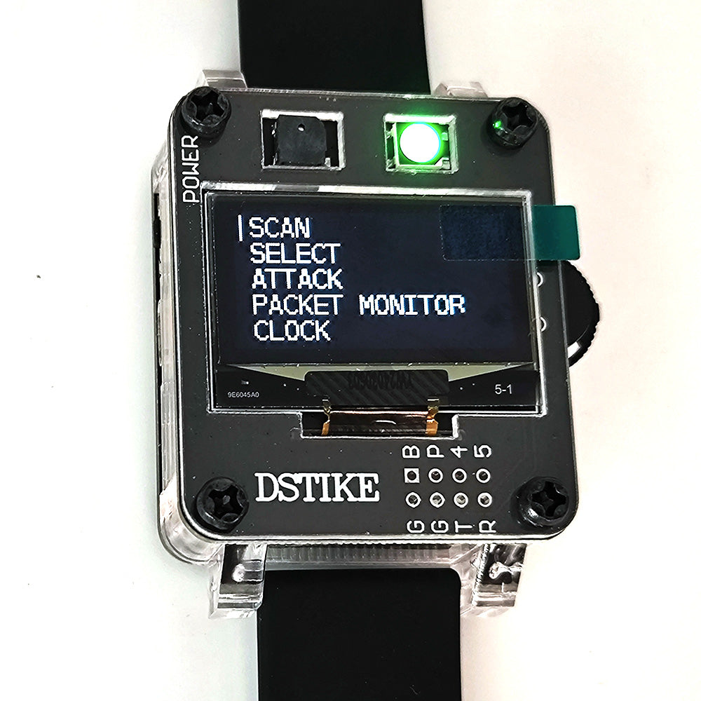 DSTIKE Deauther Watch X | 2.4G Wi-Fi Attack Security Testing Geek Watc