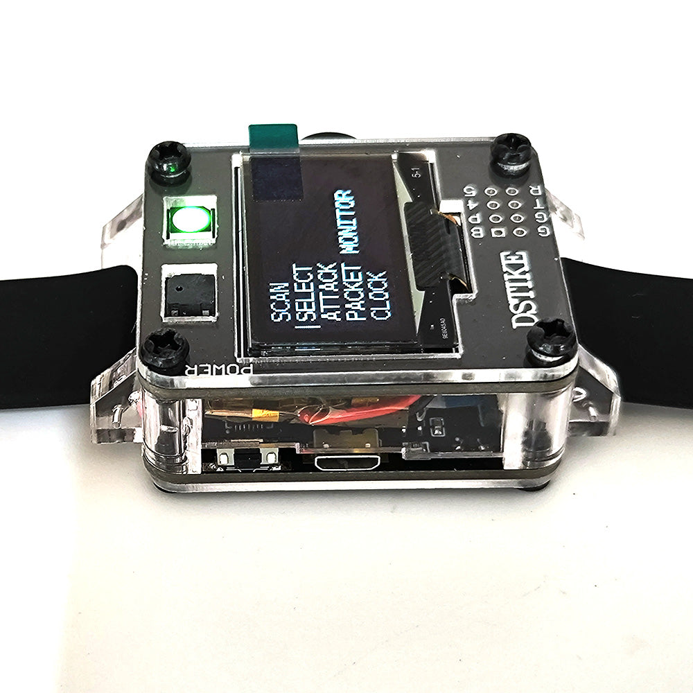 DSTIKE Deauther Watch X | 2.4G Wi-Fi Attack Security Testing Geek Watc